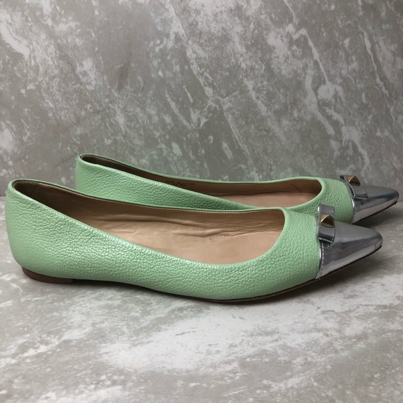 kate spade | Shoes | Kate Spade Ginny Too Flat Sage Silver | Poshmark